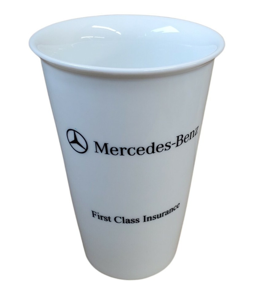 MERCEDES-BENZ First Class Insurance Insulated Porcelain TRAVEL MUG ...