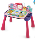 VTech Draw and Learn Activity Desk Pink - Kids Playset Learning Toys ...