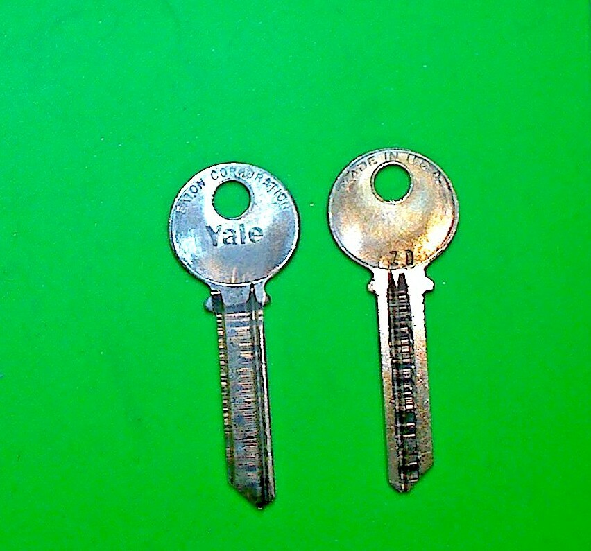 YALE ORIGINAL RN117 ZD KEYWAY, 7 PIN KEY BLANKS, LOT OF (5), NOS ...