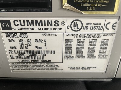 Bill & Cash Counting - Cummins Jetscan 4096