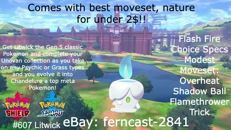 Shiny Litwick Pixelmon