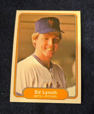 Ed Lynch Baseball Card Rookie 1982 Fleer #531 Mint | eBay
