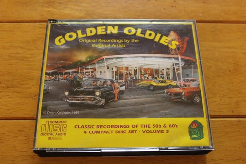 Va CD Golden Oldies Vol 3 4 Disc Box 50s 60s Rock & Roll Pop Hits best ...