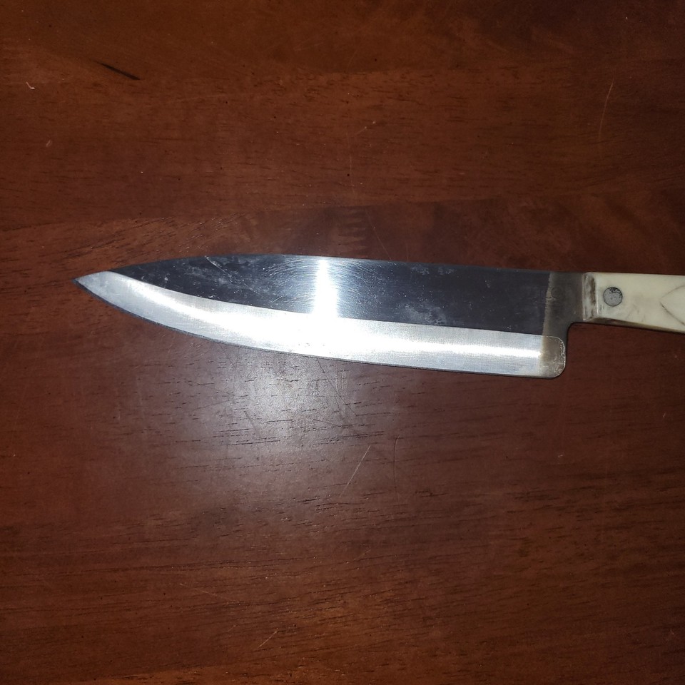 CUTCO PEARL WHITE HANDLE CHEF KNIFE USA | eBay