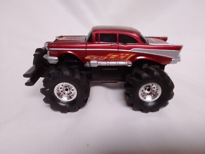 VTG NEW BRIGHT TOUGH & EXTREME 57 CHEVY BATTERY OPERATED MONSTER WHEELS ...