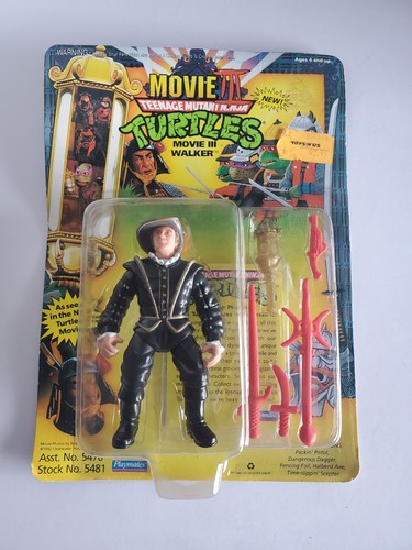 Vintage 1992 TMNT Movie III Walker Figure Complete With Card ...