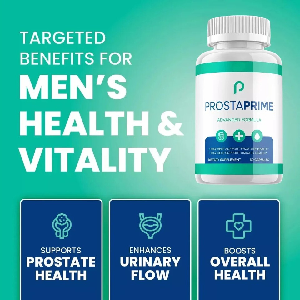 (3 Pack) ProstaPrime Prostate Supplement for Men - Prosta Prime Bladder ...