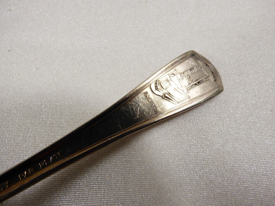 VTG 1933 Oneida Community Par Plate Silver plate Chicago Souvenir Spoon ...