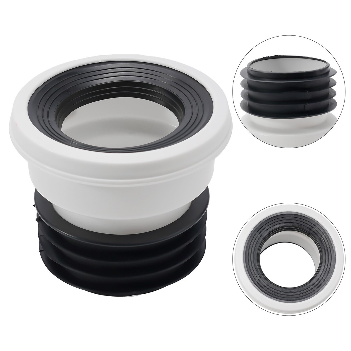 Toilet Waste Pipe Connector LOVELYU| WC Connection Nozzle Connection ...