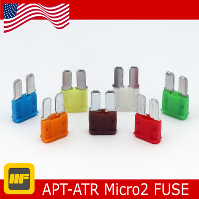 Micro2 Blade Fuse APT ATR LOT 5A-7.5A-10A-15A-20A-25A-30A amp Car RV ...