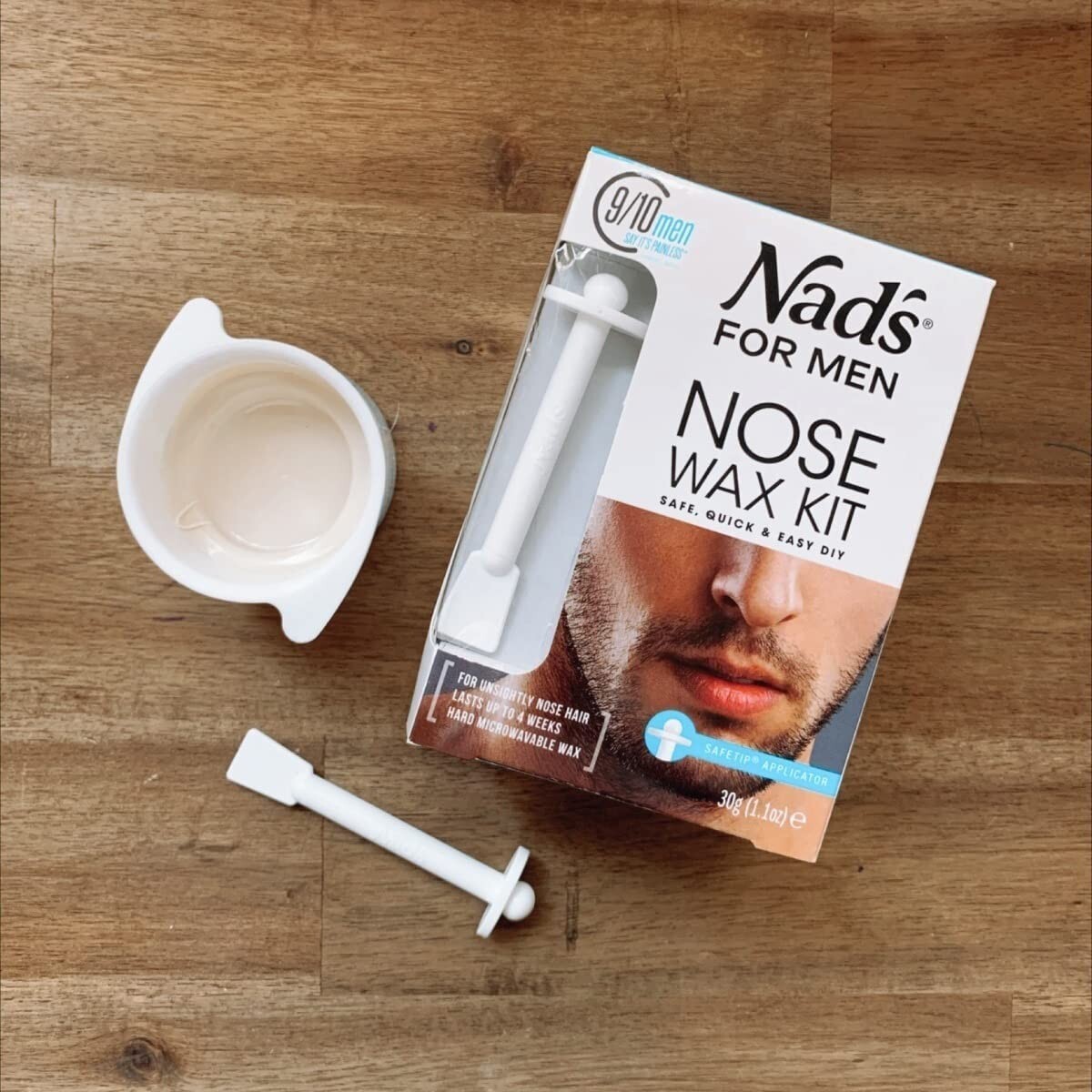 Nad's For Men Removal Nose Wax Kit 30g Nads Hair Removal Quick Easy DIY ...