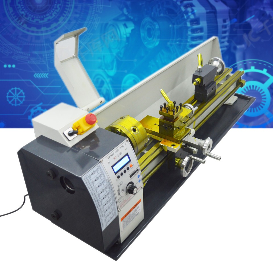 Metal Lathe Benchtop Lathe 8"X32" Mini Table Lathe Brushless Motor ...