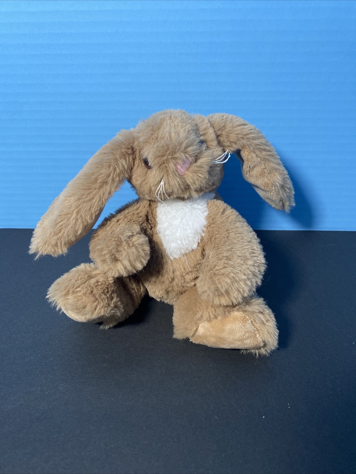 Bearington Collection Plush Bunny Brown Lop Eared Rabbit Stuffed Animal ...