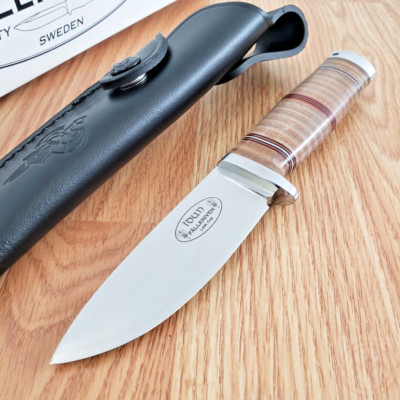 Fallkniven Nl5L Idun Fixed Knife 4" Laminate Cobalt Steel Blade Leather ...