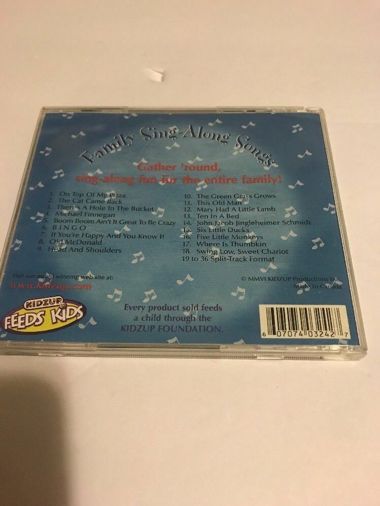 Family Sing-Along Songs by Kidzup Cd | eBay