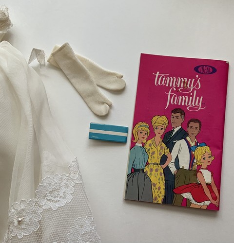 Vintage Ideal Tammy Doll Gown Wedding Belle #9213#9958 Dress HTF Rare ...