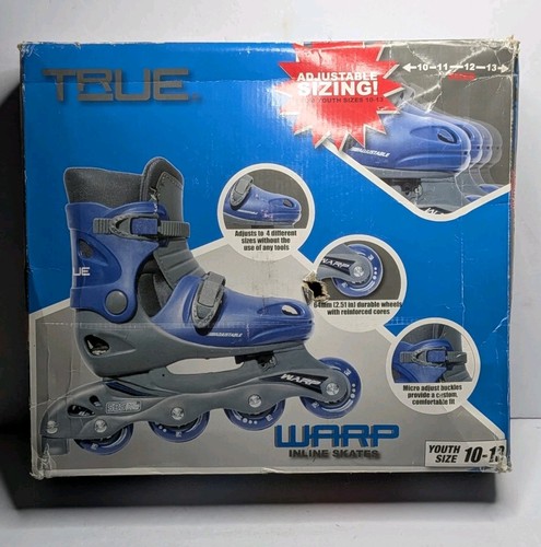 Bravo Sports True Warp Adjustable Inline Skates Youth SZ 10-13 OPEN BOX ...