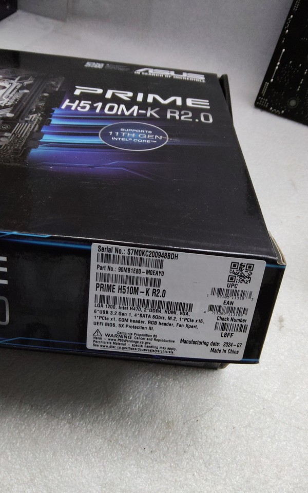 ASUS PRIME H510M-K R2.0 Intel H470 LGA 1200 micro ATX | eBay UK