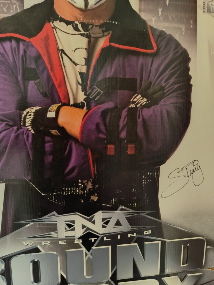 Sting Signed Tna Bound For Glory Cardboard Stand | eBay UK