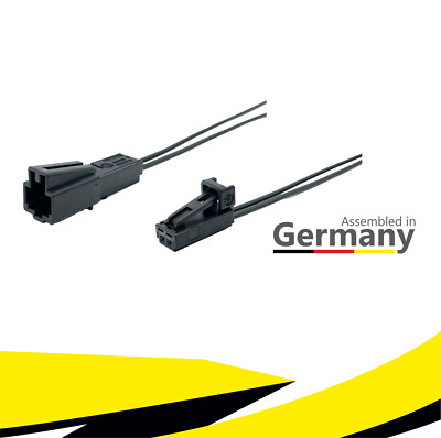 Buchse + Stecker 2-polig Reparatursatz 4B0971832 4E0972575 für VW AUDI ...