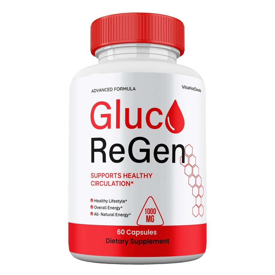 Gluco ReGen Capsules, Max Strength, Gluco ReGen All Natural Supplement ...