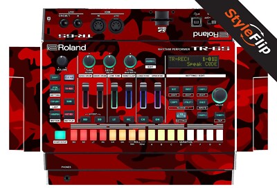 Roland TR-6S Skins | Red Camo | Protective Decal | StyleFlip Skins | eBay
