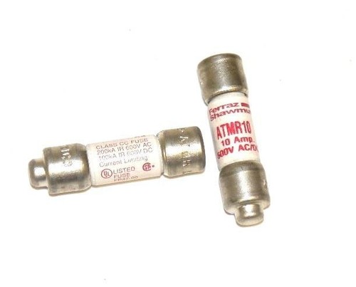 LOT OF 2 FERRAZ SHAWMUT ATMR10 FUSES, 10 AMP, 600 V, ATM-R-10 | eBay
