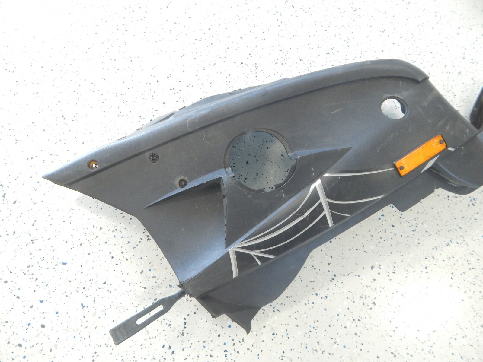 ARCTIC CAT SNOWMOBILE 2005-2006 FIRECAT F5 F6 F7 BLACK LEFT BELLY PAN ...