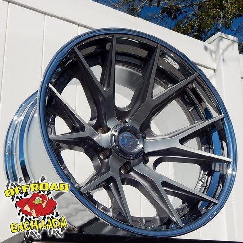 4/ 20x10" 6x5.5" Platinum Fusion Forged Fuel Catalyst Wheels Rims ...