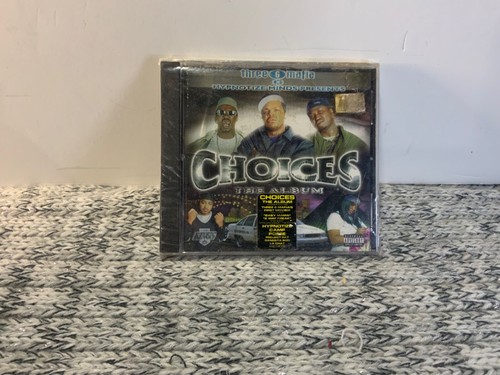 Sealed Three Six Mafia Choices Cd 2001 Hype Sticker Gangsta Boo Project ...