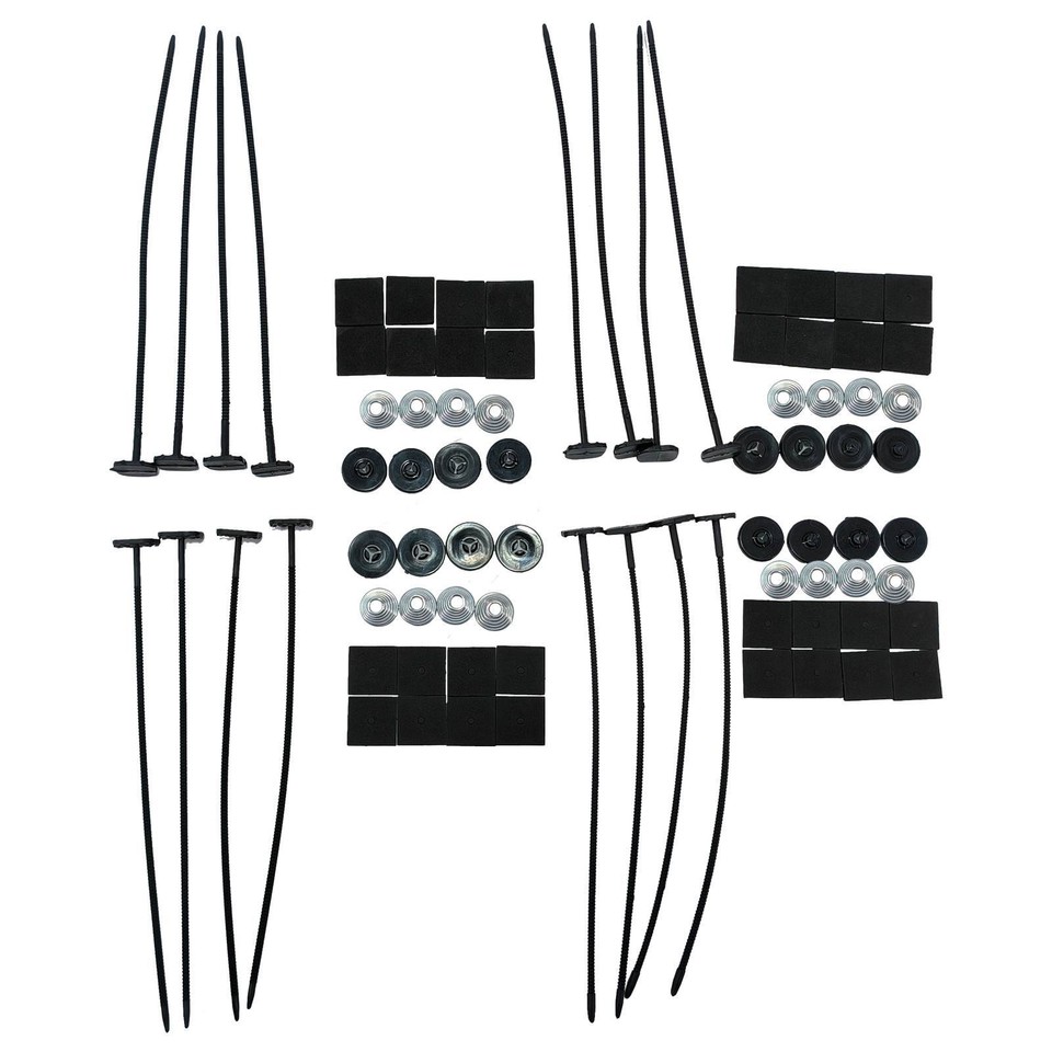 4Pcs Electric Radiator Fan Zip Ties Straps Tabs Springs Tie Strap ...