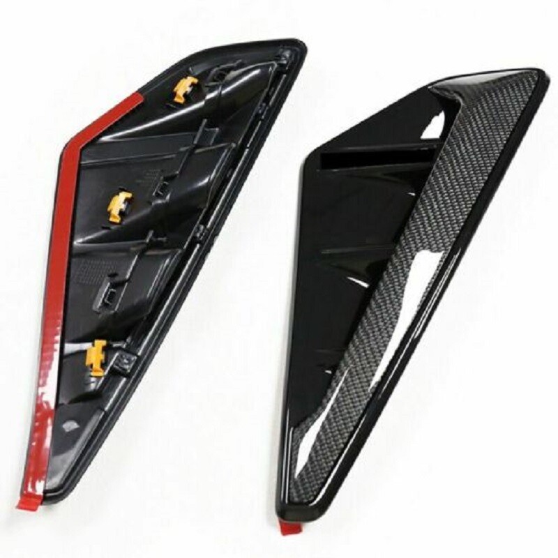 Real Carbon Fiber Side Fender Air Vent Trim Fit For BMW X5 G05 X5M F95 ...