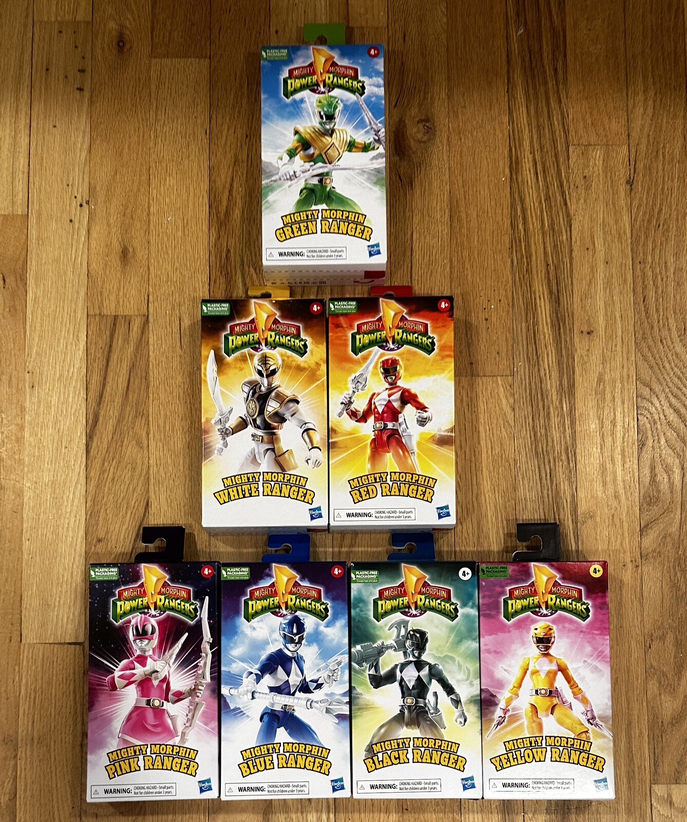 Mighty Morphin Power Rangers Figures 30th Anniversary VHS Style ...