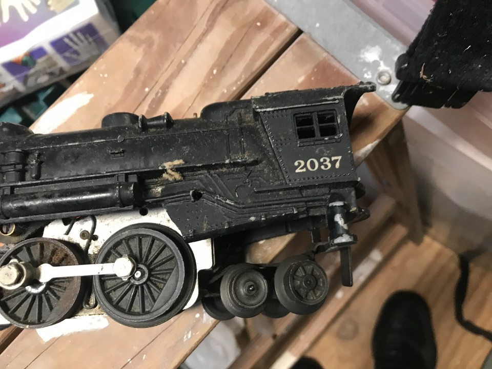 Postwar Lionel 2037 Locomotive #221 Gunmetal Engine AS IS WHAT IS | eBay