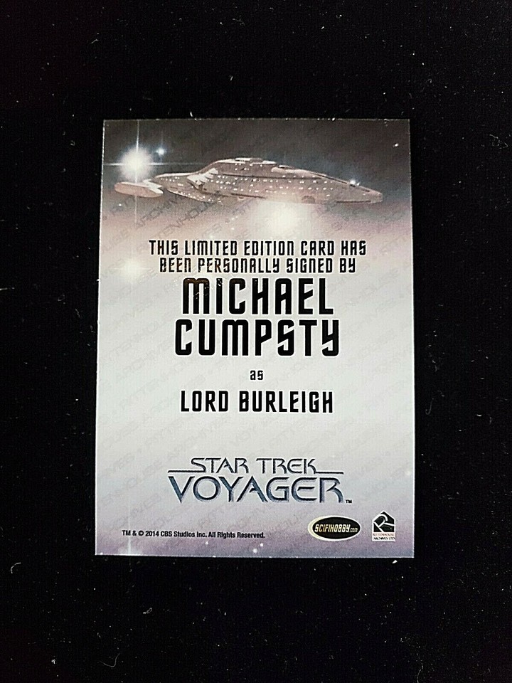 2015 Star Trek: Voyager Heroes & Villains Auto (M. Cumpsty as Lord ...