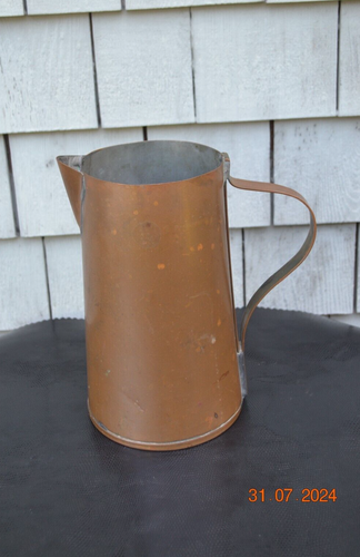 Vintage Farmhouse Handcrafted Copper Pitcher Handle | eBay