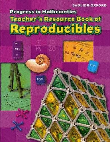 Progress in Mathematics Teachers Resource Book of Reproducibles - GOOD ...