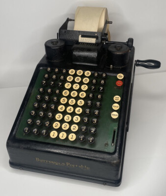 Cash Register, Adding Machines - Crank Adding Machine