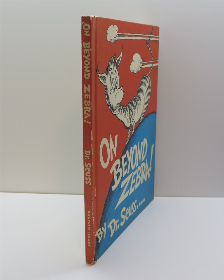 Dr. Seuss "On Beyond Zebra!" HC BCE 1967 US | eBay
