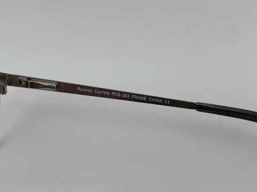 Runway Couture Stainless Steel RCE-293 49-16-140 Charcoal Glitter ...