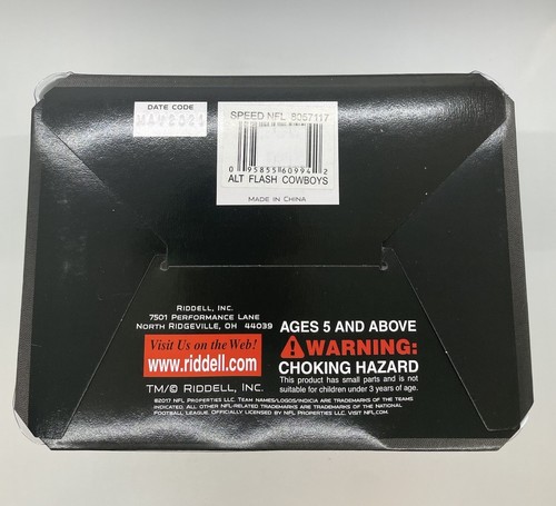 Dallas Cowboys NFL Riddell Flash Alternate Mini Helmet! Date Code May ...