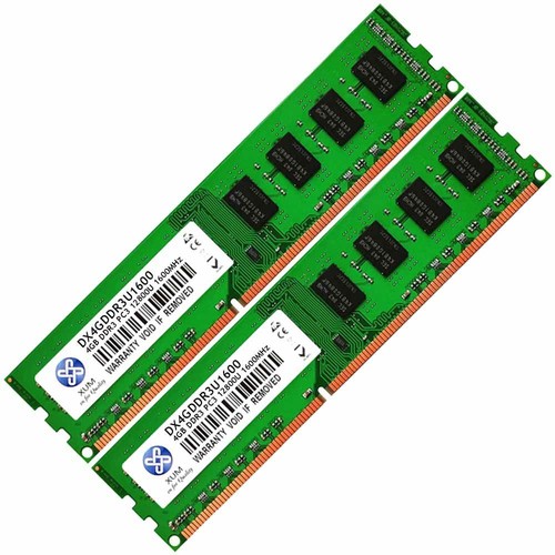 Desktop Memory RAM 8GB 2x4GB DDR3 1600Mhz PC3-12800 Non-ECC Unbuffered ...