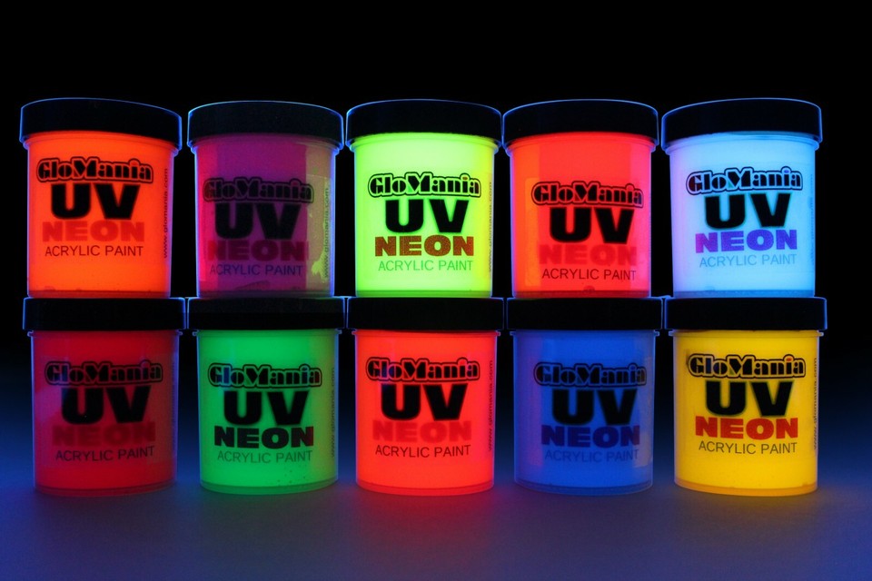 UV Black light Neon Fluorescent Rave Party Poster Acrylic Paint | eBay