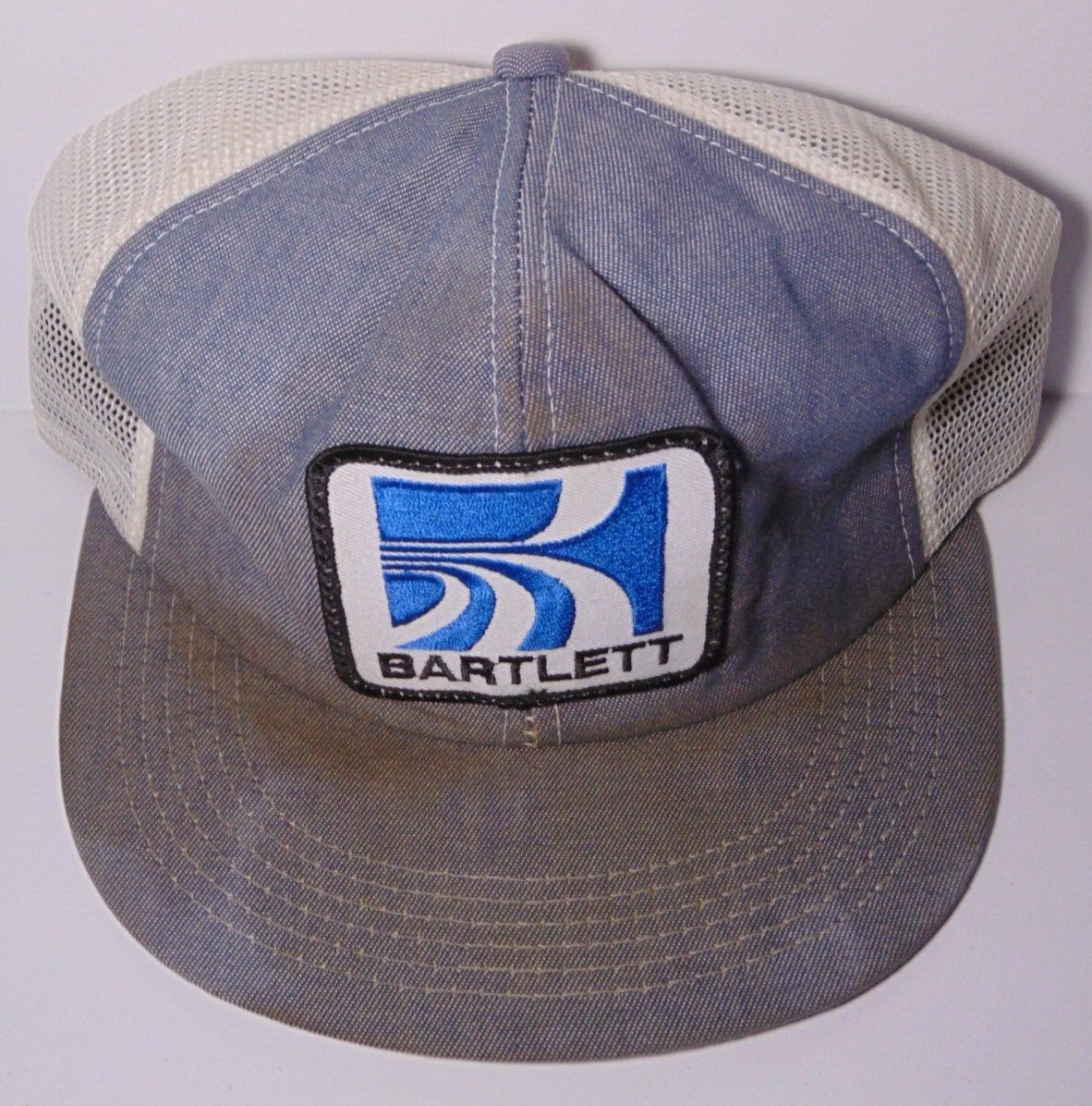 1980s Vintage BARTLETT GRAIN FARM PATCH SNAPBACK TRUC… - Gem