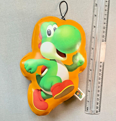 NINTENDO 2016 SUPER MARIO YOSHI VINYL PLUSH PILLOW HANGER | eBay