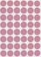 Dot Stickers Pastel Pink in Various Sizes (8MM-25MM) Color Label in 15 ...