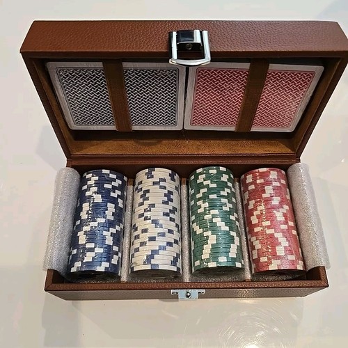 MARK & GRAHAM POKER SET WITH CASE BRAND NEW Color- CAMEL | eBay
