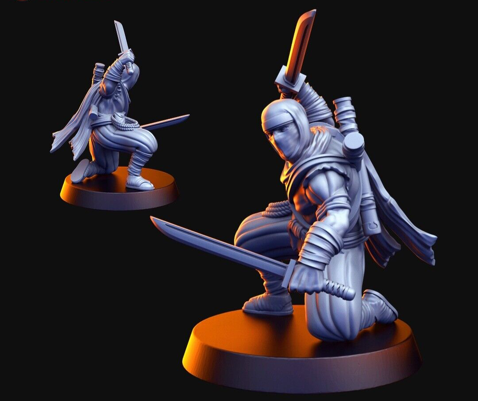 Japanese Ninja Melee Unit X5 Figures Wargames and Collectors 28mm | eBay