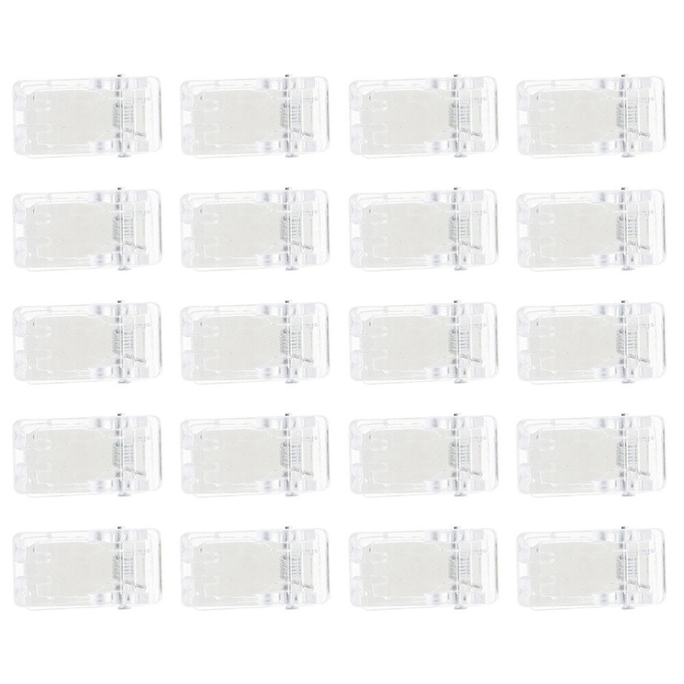 20 Pcs Spring Clip for Crafts Photo Clips Adhesive Small Plastic Sign ...