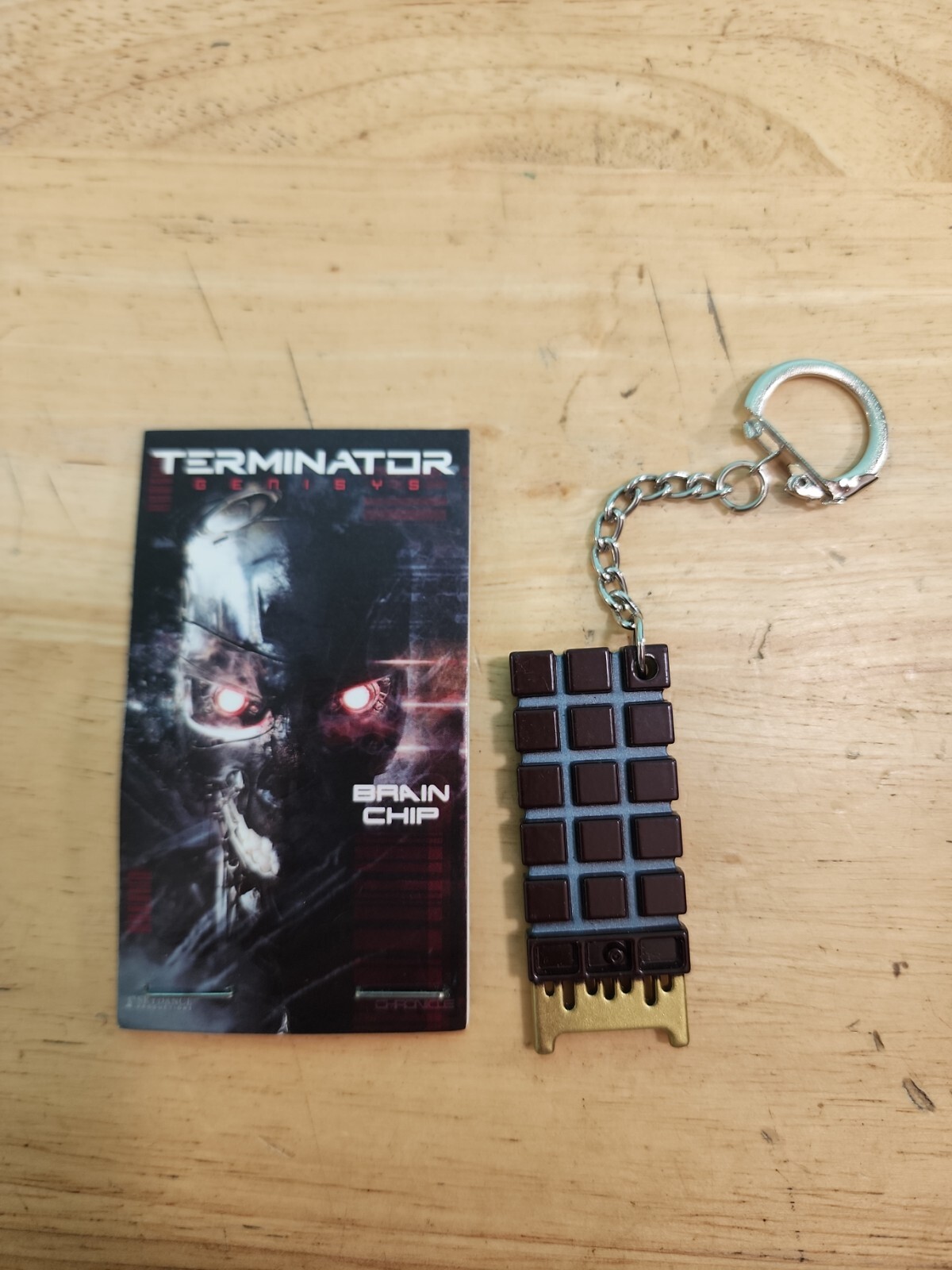 TERMINATOR GENISYS Endoskeleton T-800 Brain Chip CPU Prop Replica Key ...
